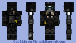 Call of Duty:Ghosts Maniac! Minecraft Skin