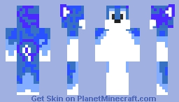 Blue Dog Minecraft Skin
