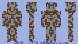 heavy lava monster out space Minecraft Skin