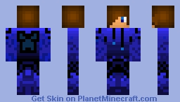 Blue Flame Boy Minecraft Skin