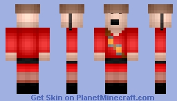 Red Soldier Minecraft Skin