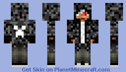 Grey Hoodie Minecraft Skin