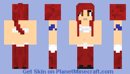 Erza Scarlet Minecraft Skin