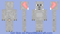 Man dressed up as an elephant Minecraft Skin