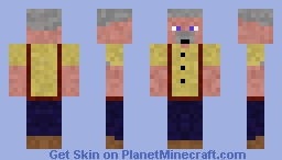 Elderly Man Minecraft Skin