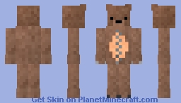 Teddy Bear Minecraft Skin