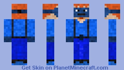 Blue-Man Minecraft Skin