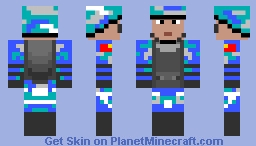 Chinese Soldier from Battlefield 4 Minecraft Skin