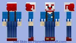 Clown-O The Janitor Minecraft Skin