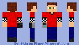 power glove gamer Minecraft Skin