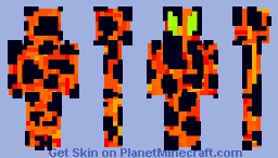 Lava Monster Minecraft Skin