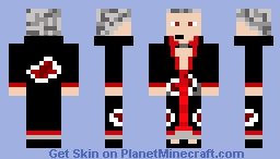 Akatsuki - Hidan Minecraft Skin