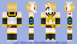 [AltraCraft] - Rin Kagamine (Vocaloid series) Minecraft Skin