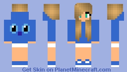 Stitch hoodie Minecraft Skin