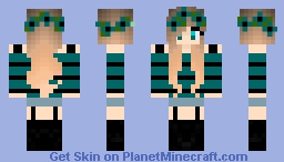 ♪Teal♥Flower♪girl♥ Minecraft Skin