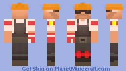 The Engineer -Tf2: BETA skin- Minecraft Skin