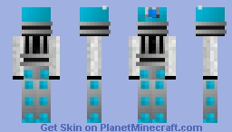 Dalek (Blue) Minecraft Skin