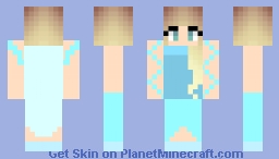 Basic Elsa from Frozen Minecraft Skin