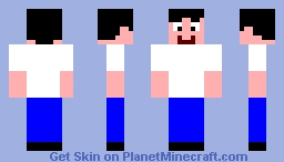 River City Ransom Player 1! Minecraft Skin