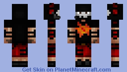 Boy with Ghost Mask Minecraft Skin