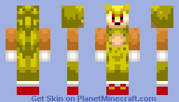 Super Sonic Minecraft Skin