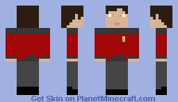 star trek captain Minecraft Skin