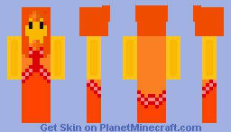 Flame Princess Minecraft Skin