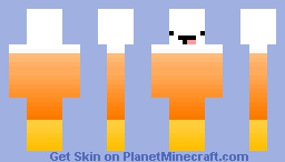 Candy corn Minecraft Skin