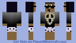 Skeleton underwear boy. Minecraft Skin