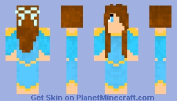 Water Girl Minecraft Skin