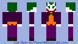 Comic Joker Minecraft Skin