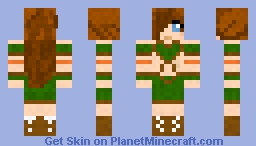 Elf Female (Light Elf) Minecraft Skin