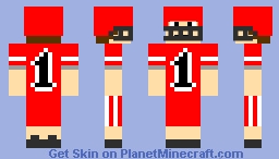 football player Minecraft Skin