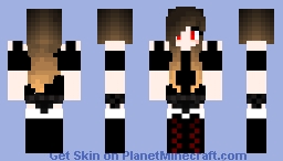 Dark Girl Minecraft Skin