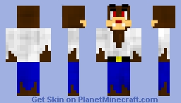 Classic Wolfman Minecraft Skin