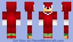 Knuckles Minecraft Skin