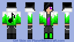 Rock Music Girl Minecraft Skin