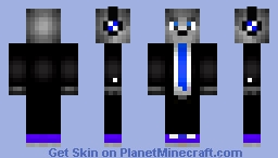 Wolf Blue Minecraft Skin