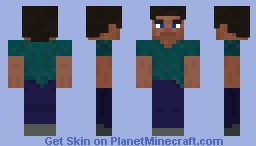 STEVE ( 3D hair ) Minecraft Skin