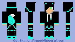 Black Wolf Man Minecraft Skin