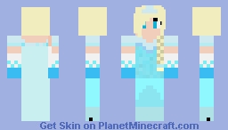 {KK} Ice Vs Fire:Queen Elsa Minecraft Skin