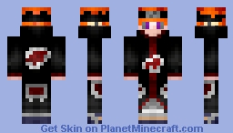 Akatsuki Pain Minecraft Skin