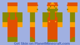 Retro Mario Skin Minecraft Skin
