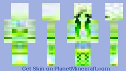 Slime Girl Minecraft Skin