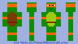 TMNT Mikey Minecraft Skin