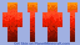 Flame Minecraft Skin