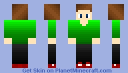 Green Shirt ~Male Minecraft Skin