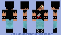 Hardcore Steve Minecraft Skin