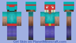 Steve mexican fighter Minecraft Skin