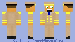 Tan Admiral Skin Minecraft Skin
